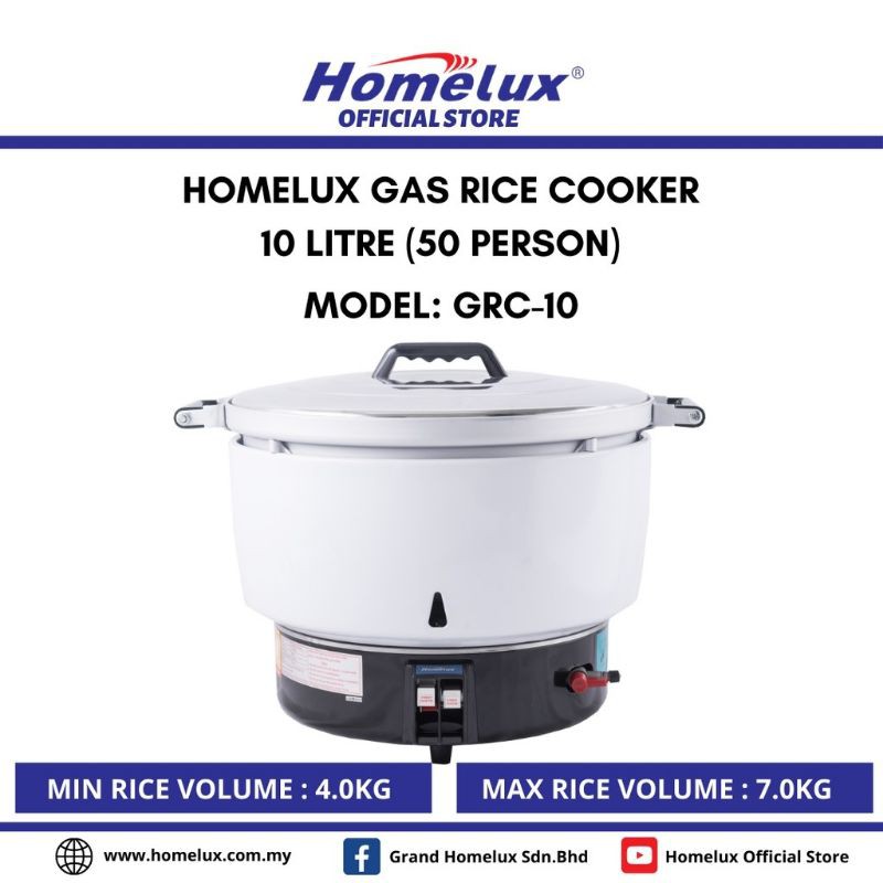 PERIUK NASI GAS/PERIUK NASI KENDURI/HOMELUX Commercial(10Liter Gas ...