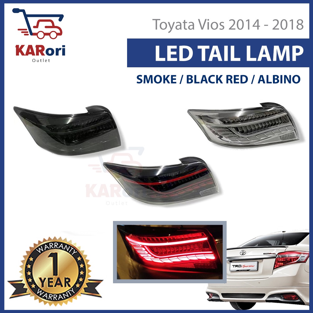 TOYOTA VIOS NCP150 (2013-2018) LED TAIL LAMP / LED TAIL LAMP FOR T.VIOS ...