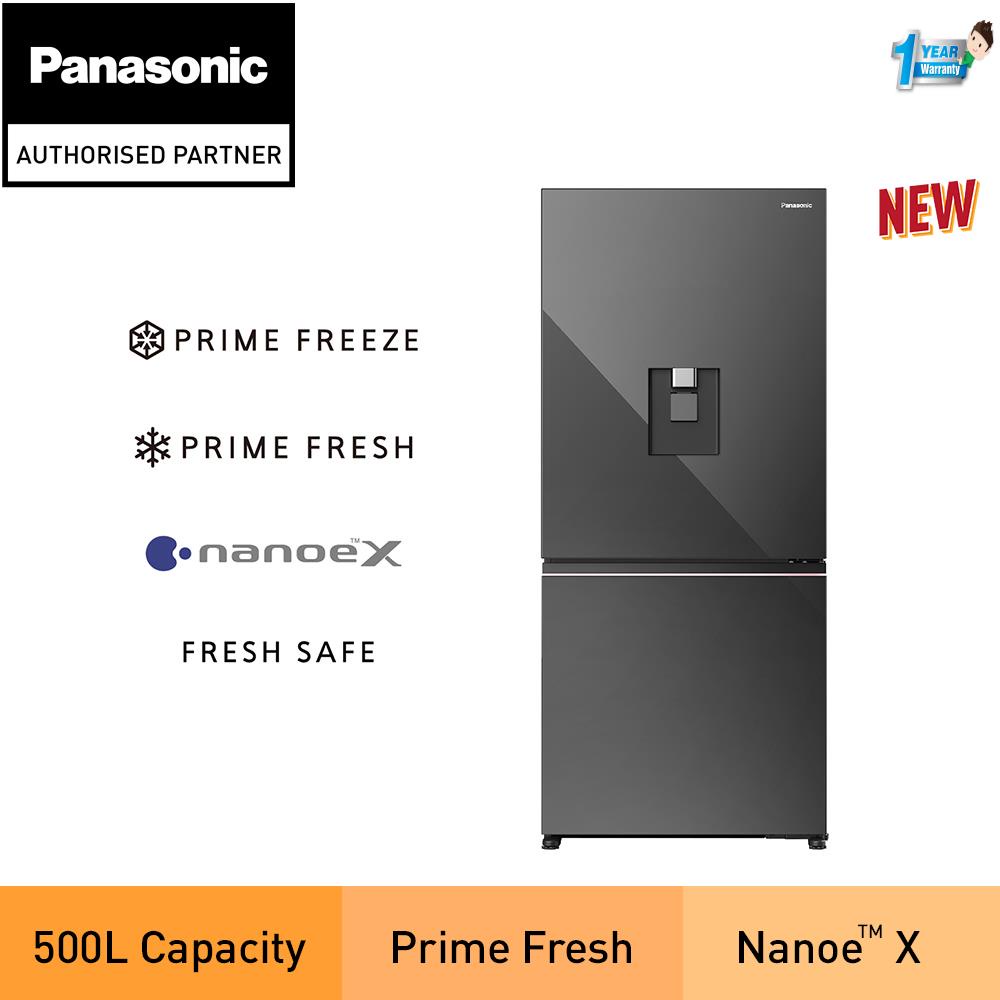 PANASONIC NR-BW530X 500L PRIME+ EDITION PREMIUM 2 DOORS REFRIGERATOR NR ...