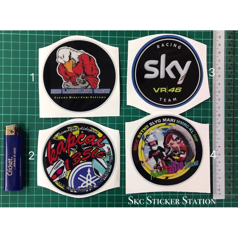 Sticker Konvoi Design Printing & laminate & Diecut #konvoi #ex5 #crew # ...