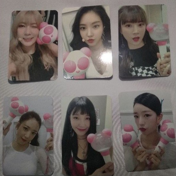 OFFICIAL APINK LIGHTSTICK VER2 OFFICIAL MERCHANDISE PHOTOCARD | Shopee ...
