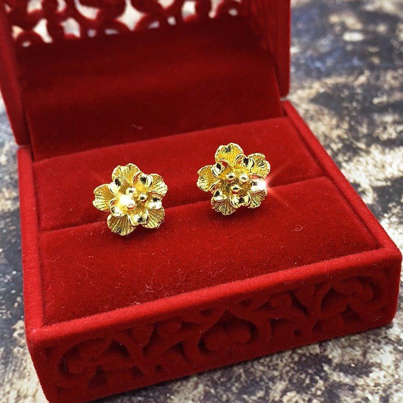 💋 6 DESIGN SUBANG PAKU EMAS KOREA 24K ( EARRING ) 💋 | Shopee Malaysia