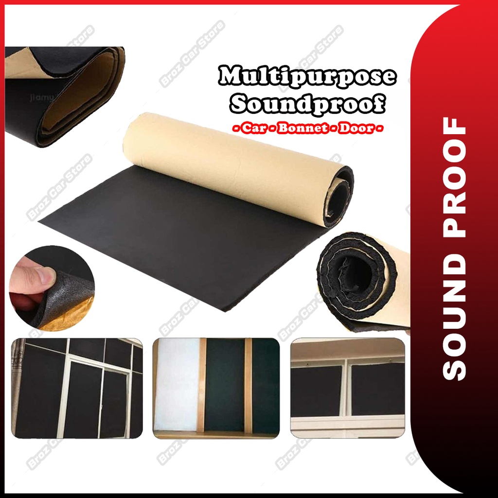 EASY DIY Acoustic Foam Sound Proof Bonnet Soundproof Noise Dampening ...