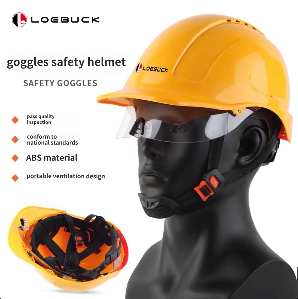LOEBUCK safety helmet abs site workers anti-collision safety helmet ...
