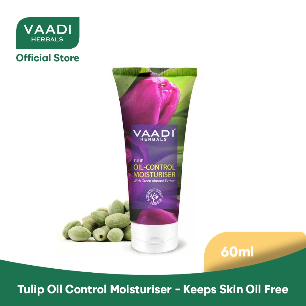 VAADI Tulip Oil Control Moisturizer with Green Almond Extract - Keeps ...