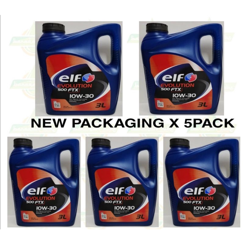 ELF EVOLUTION 500 FTX 10W30 (3L X 5pack) | Shopee Malaysia