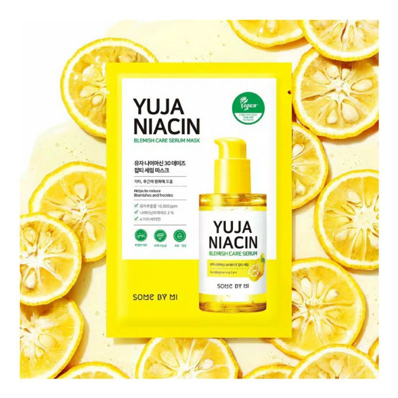 SOMEBYMI Somedaymi Yuja Niacin Blemish Care Serum mask (Sheet mask ...