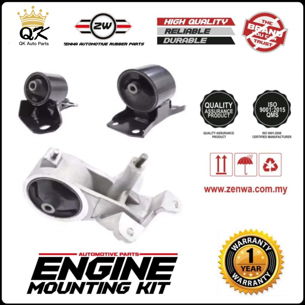 Perodua Kelisa/Kenari Manual Engine Mounting Set (ZW) | Shopee Malaysia
