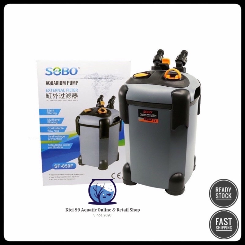 KFEI89 Sobo Aquarium External Canister Biological Filter Pump SF-650F / SF-850F / SF-1000F / SF ...