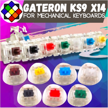 Gateron Switch KS9 X14 SMD Switches for Mechanical Keyboard | Shopee ...