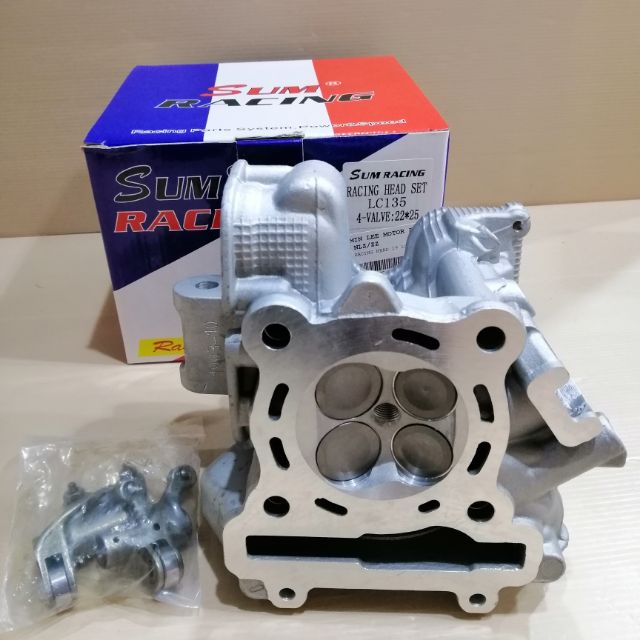 LC135 4-Valve 22*25 Racing Head/Super Head Sum Racing | Shopee Malaysia
