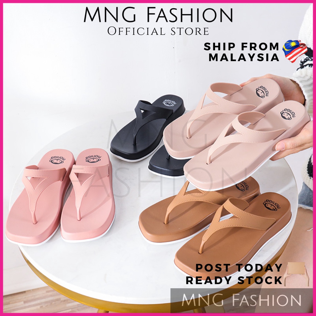 MONIGA - Selipar Kasual Perempuan Premium Kualiti | Premium Quality ...