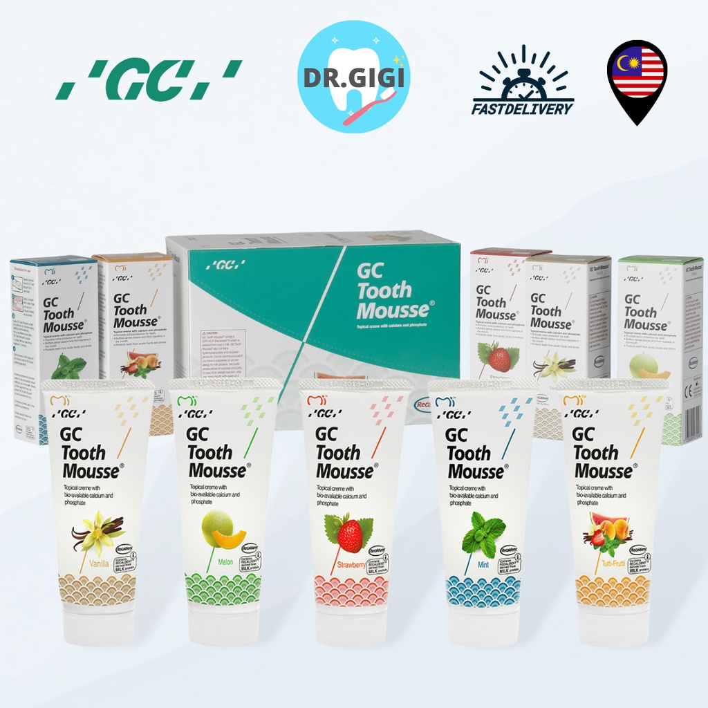 [dr.gigi] GC Tooth Mousse Kid Toothpaste for anticaries 40g Expiry Feb ...