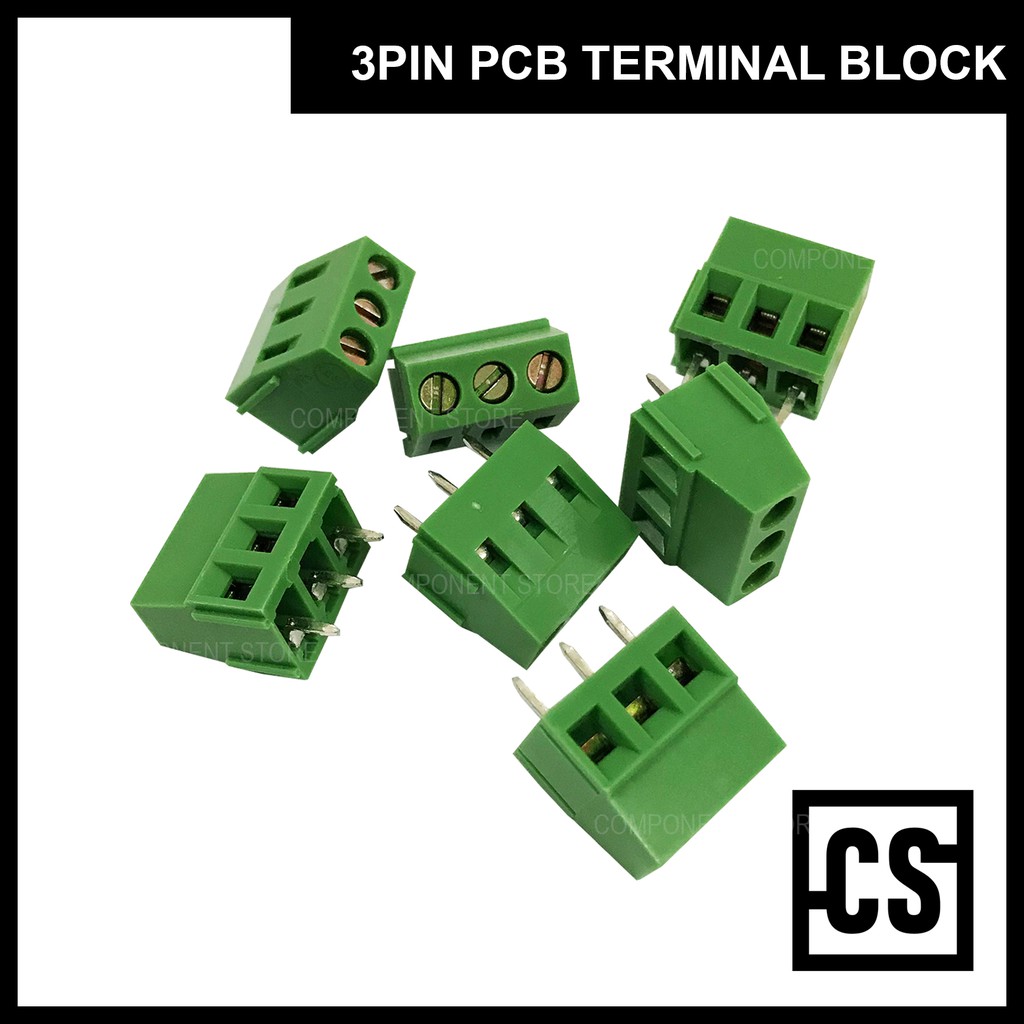 10PCS/LOT 3 Pin KF128-5.08mm PCB Terminal Block | Shopee Malaysia