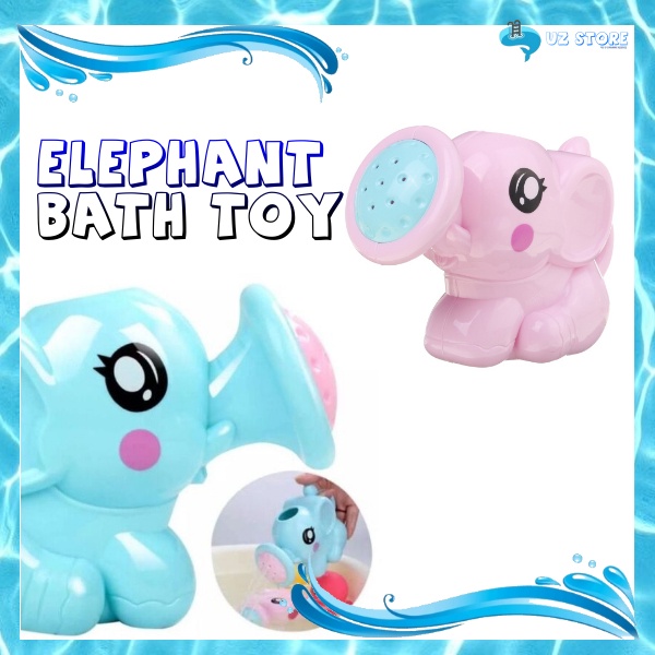 UZ Baby Shower Swimming Toys Baby Bath Toys Lovely Plastic Elephant ...