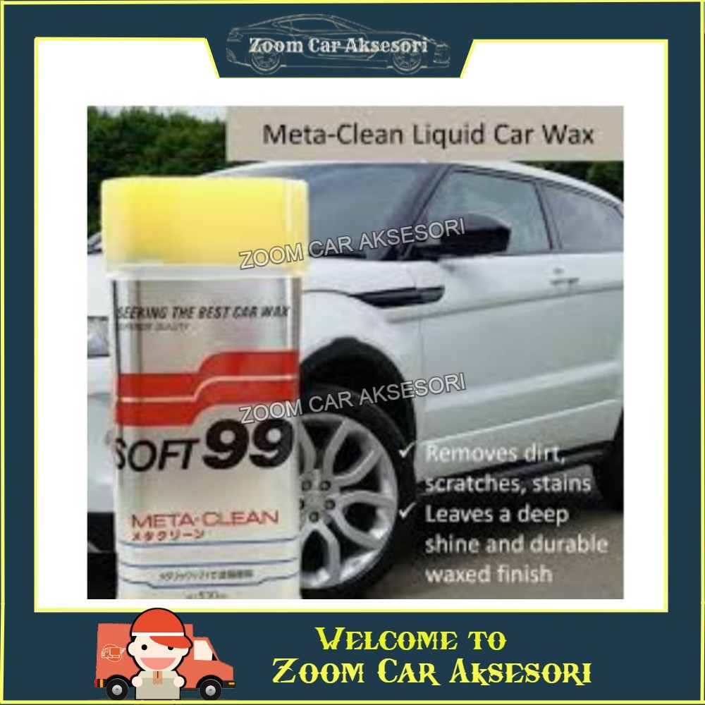 Soft99 Cleaner & Polish Luster / Meta Clean Wax with Sponge 530 ml ...