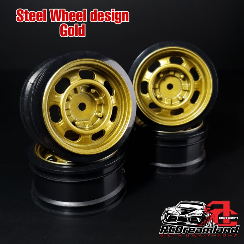 【READY STOCK】RCD 1/10 Rim RC Car Offset6mm Drift Touring Wheel 1/10 ...