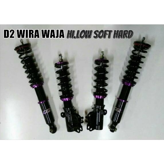 New high low Soft Hard D2 PROTON WIRA WAJA GEN2 PERSONA SATRIA GTI ...