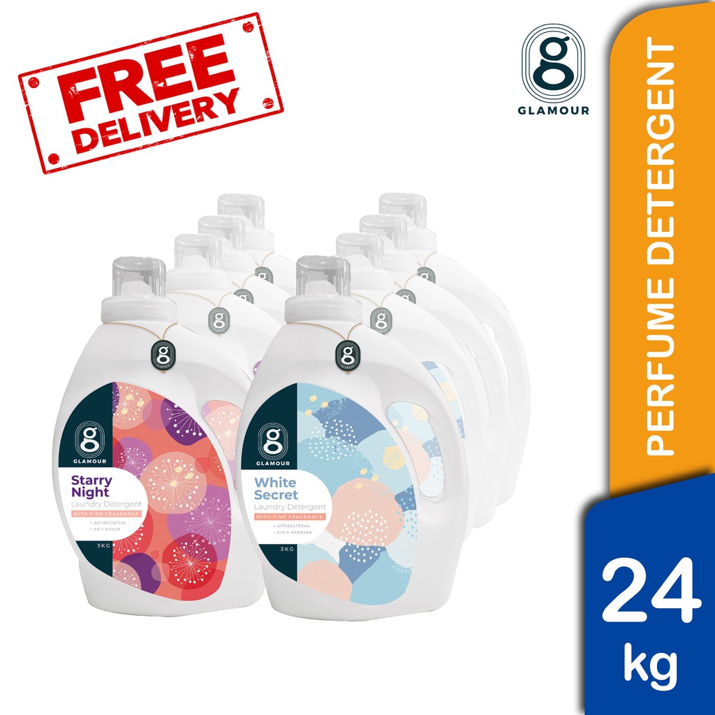 【SUPER VALUE -FREE DELIVERY 】Glamour Perfume Laundry Liquid Detergent ...