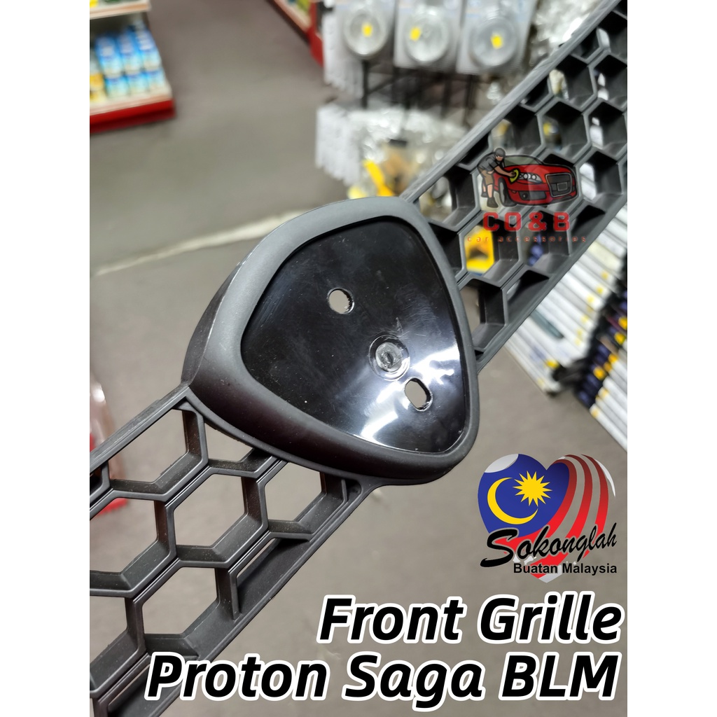 Proton Saga BLM Front Grille / Front Grill - Black | Shopee Malaysia