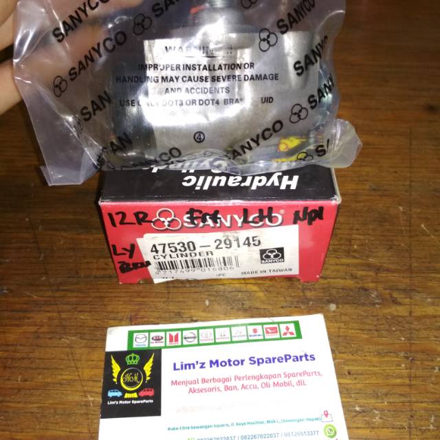 Wheel Cylinder-Master Front Brake Toyota Hiace 12R Nepel LH Sanyco ...