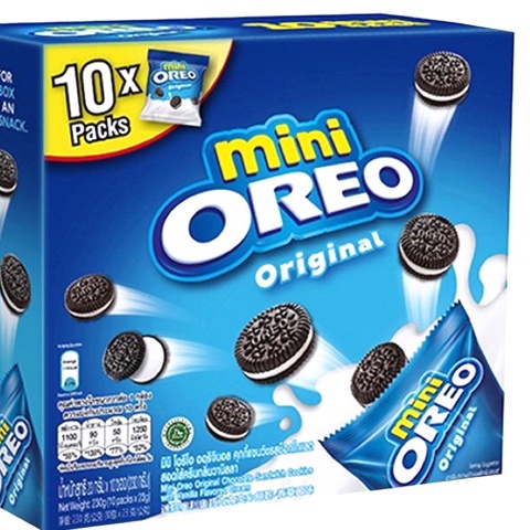 Mini Oreo Handy Pack 20.4gx10pack (Original/ Chocolate) Ready Stock ...