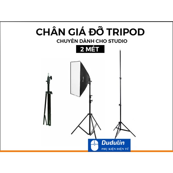 Tripod studio stand 2 Meters - studio light stand, multi-purpose tripod ...