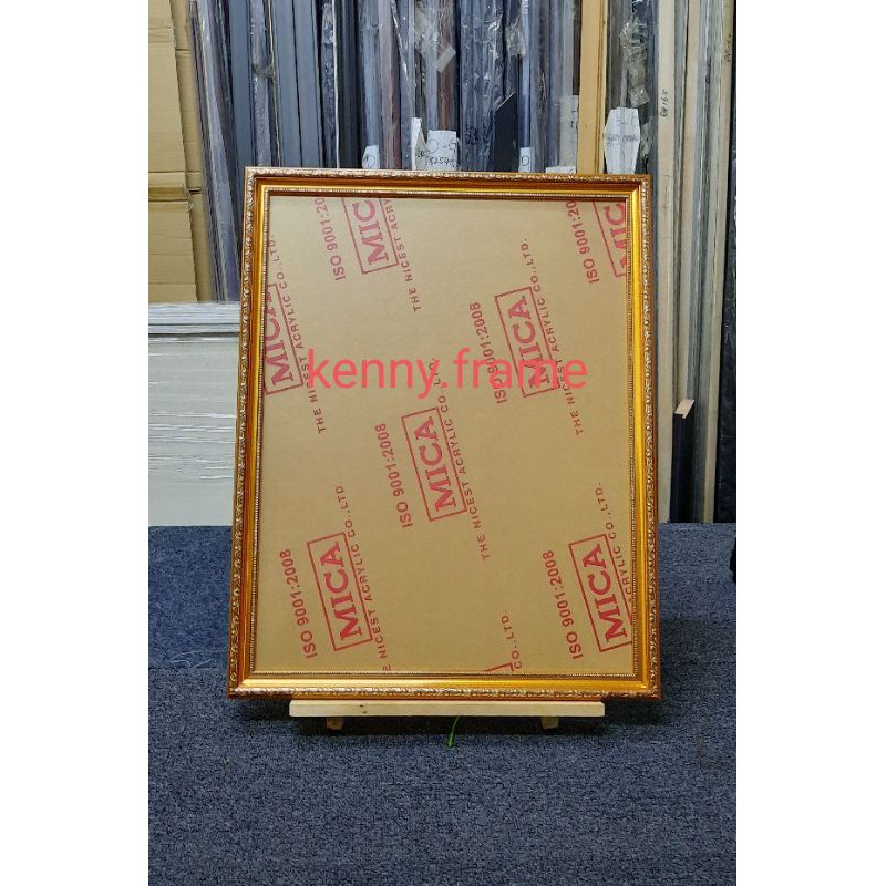 Photo Gold Frame (Handmade) Bingkai Foto (Frame only for size Gambar ...