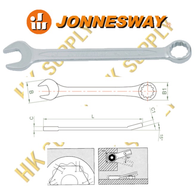 JONNESWAY COMBINATION WRENCH (65MM - 70MM) | Shopee Malaysia