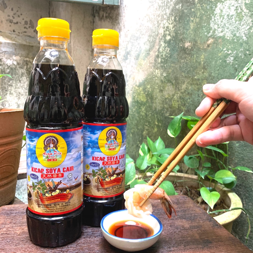 Kicap Soya Cair Ayam Piru [630ml]/ Ayam Piru Brand Light Soy Sauce ...
