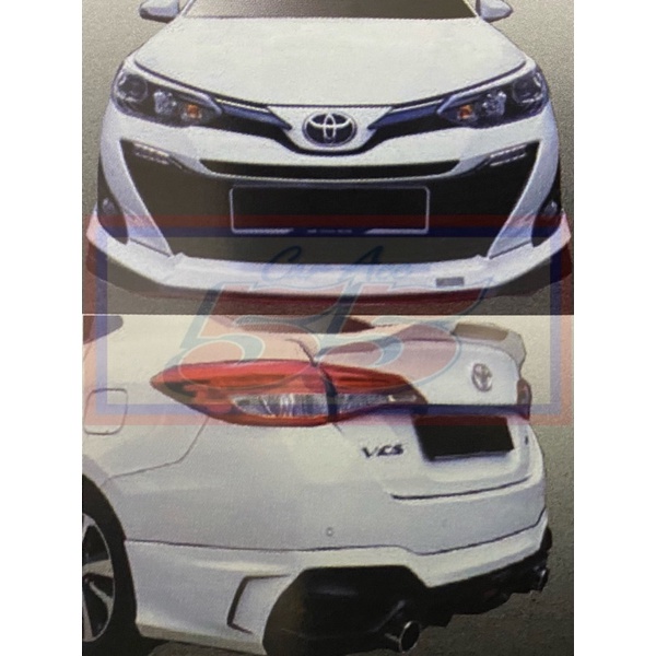 (PU) Vios NSP 151 Drive 68 Front Side Rear Skirt Bodykit 2019 2020 ...