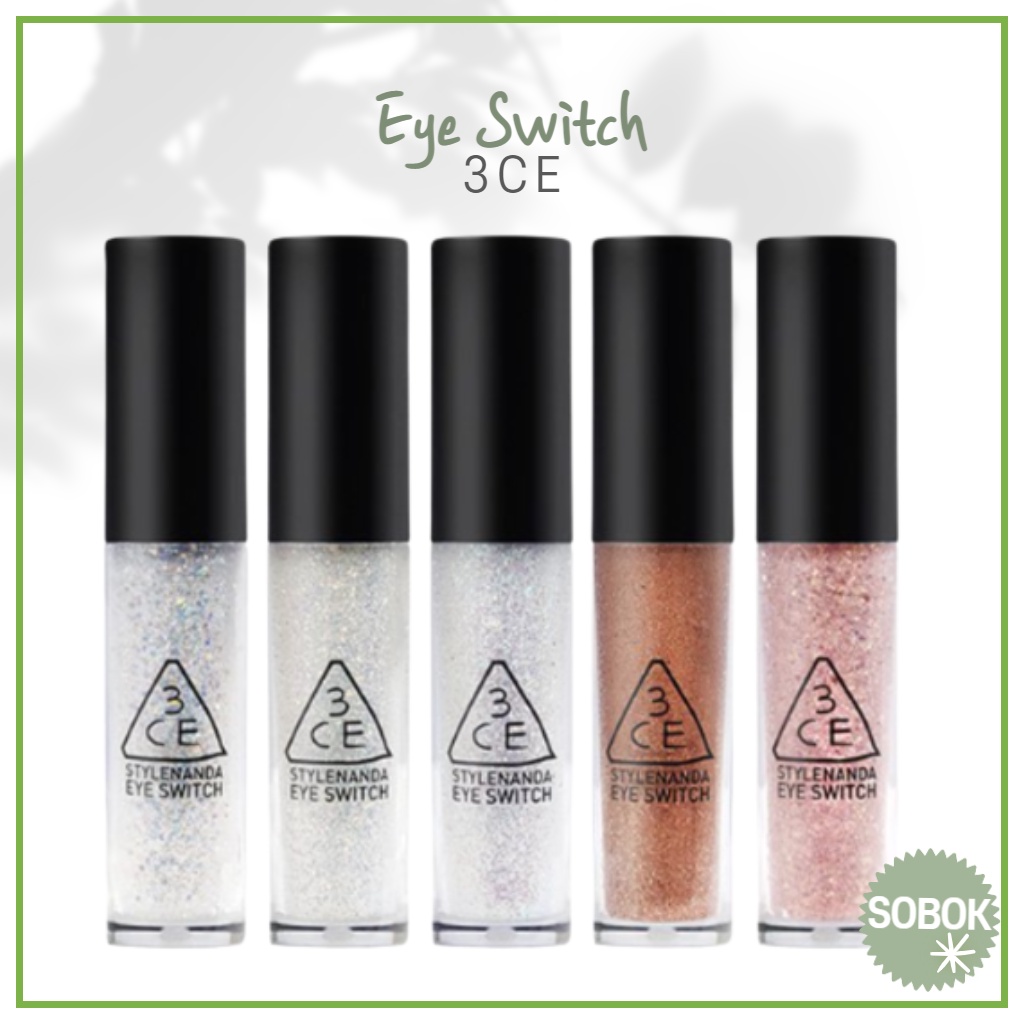 [3CE] Eye Switch 5 colors/ Liquid glitter eyesahdow | Shopee Malaysia