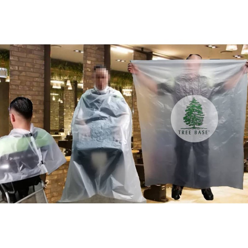 Disposable Transparent Waterproof Hair Salon Capes Hair Coloring Cape ...