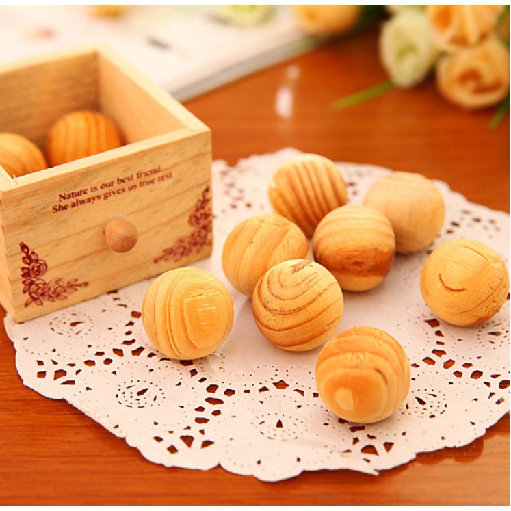 【5 Pieces】 Fragrant Moth Balls Deodorant Moth Ball Cedar Wood Camphor ...