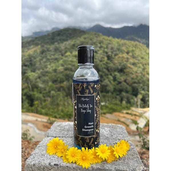 Shampoo Bunga Telang Butterfly Pea Flower Shampoo_Majestique Hair ...