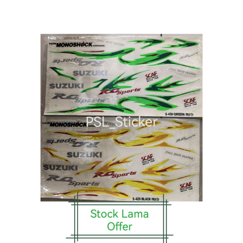 Suzuki RU (3) / RG Sport Body Sticker / Strike / Stripe | Shopee Malaysia
