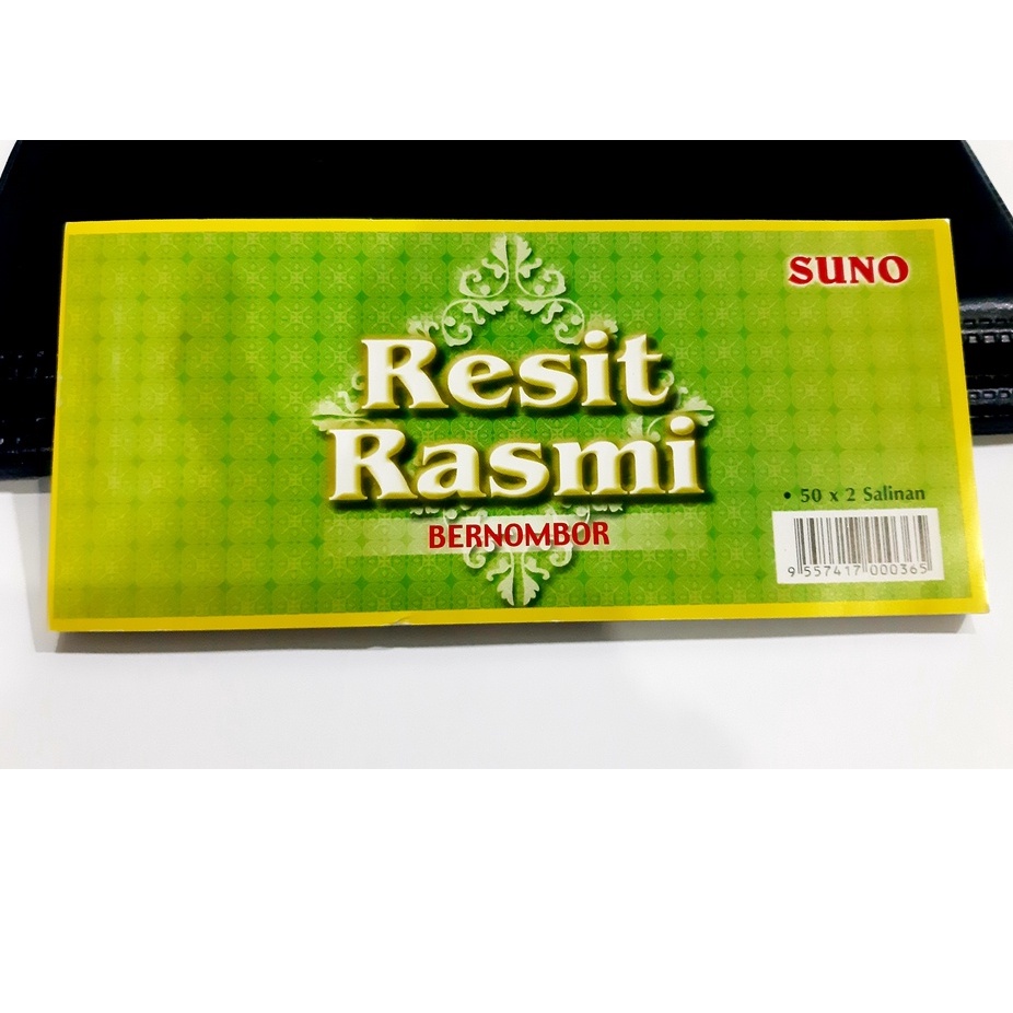 SUNO Non-NCR Receipt Book 50 sheets x 2ply with numbering / Buku Resit ...