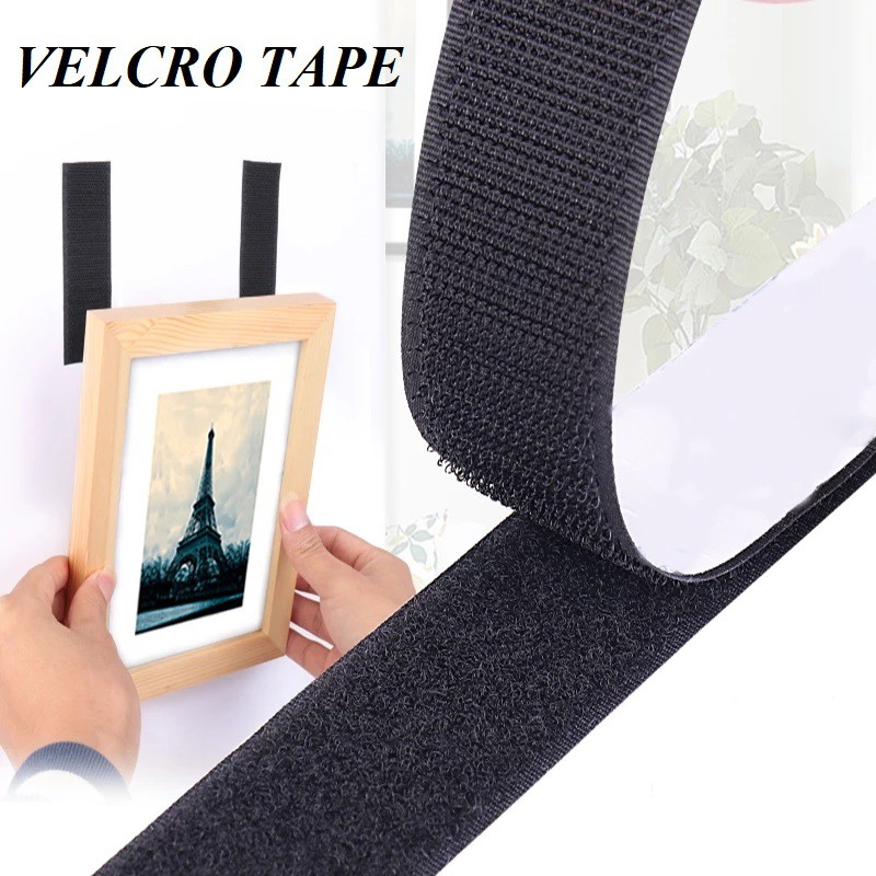 PEACOCK VELCRO TAPE/ MAGIC TAPE (1 SET - HOOK & LOOP) | Shopee Malaysia