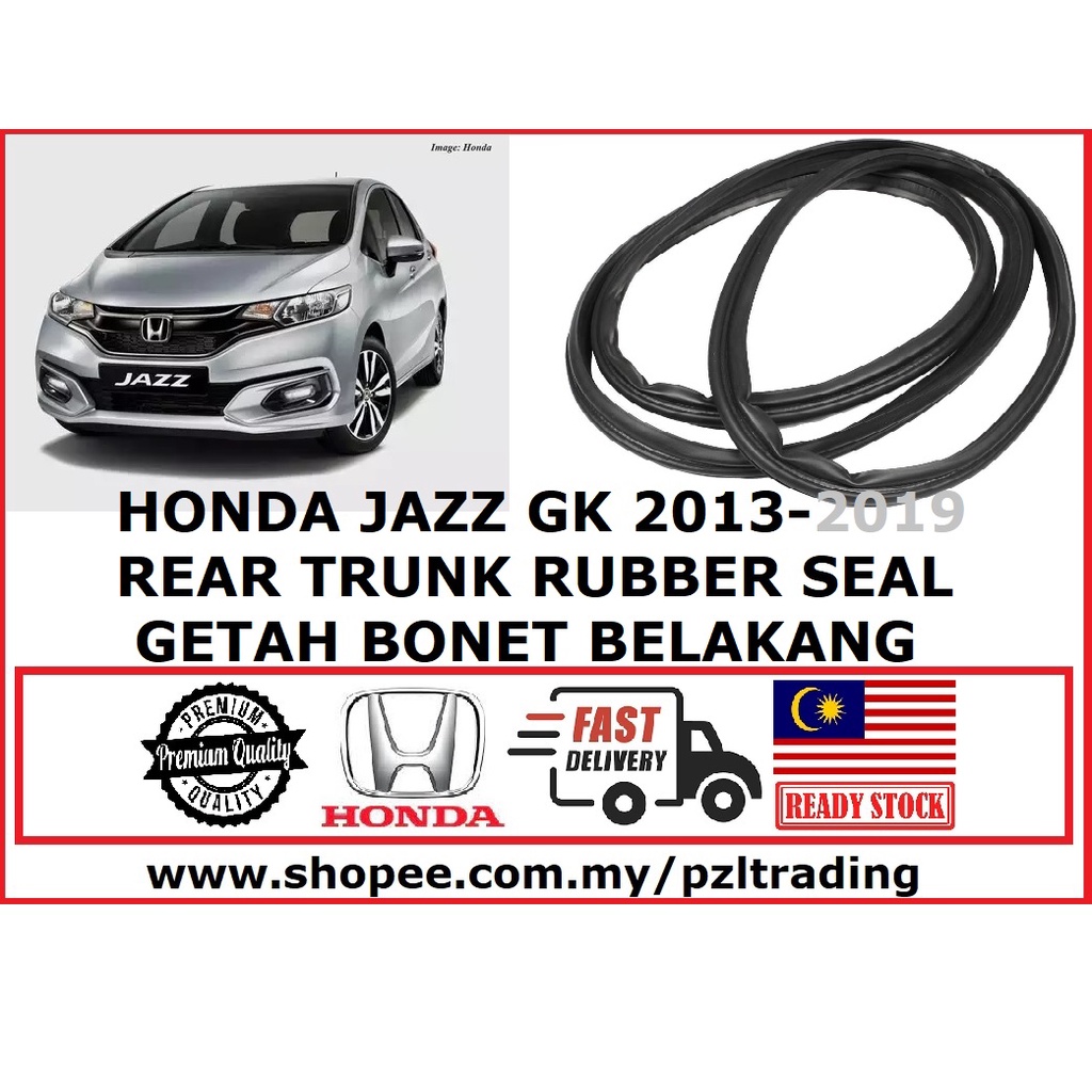 Honda Jazz GK rear trunk rubber seal getah bonet belakang lid ...