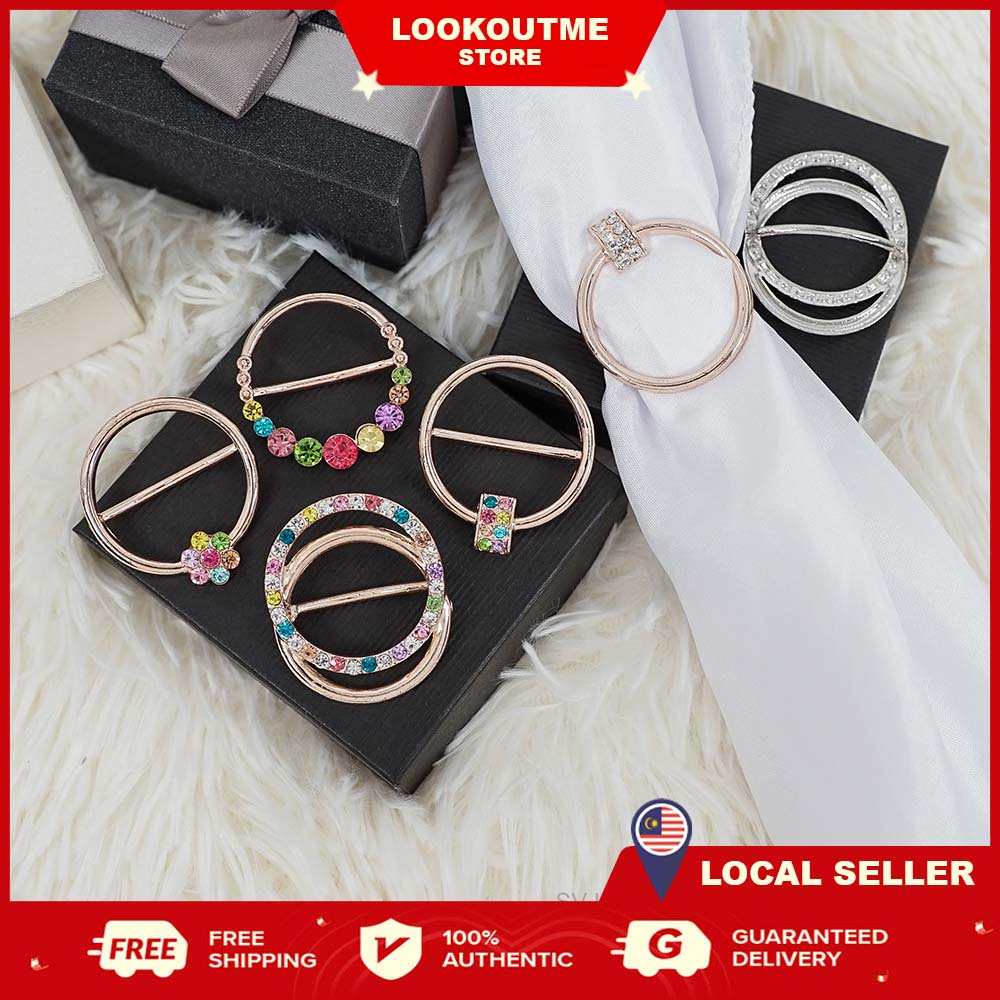 Ring Tudung Bawal Scarf Ring Kerongsang Mutiara Asli Sabah Pearl Brooch ...