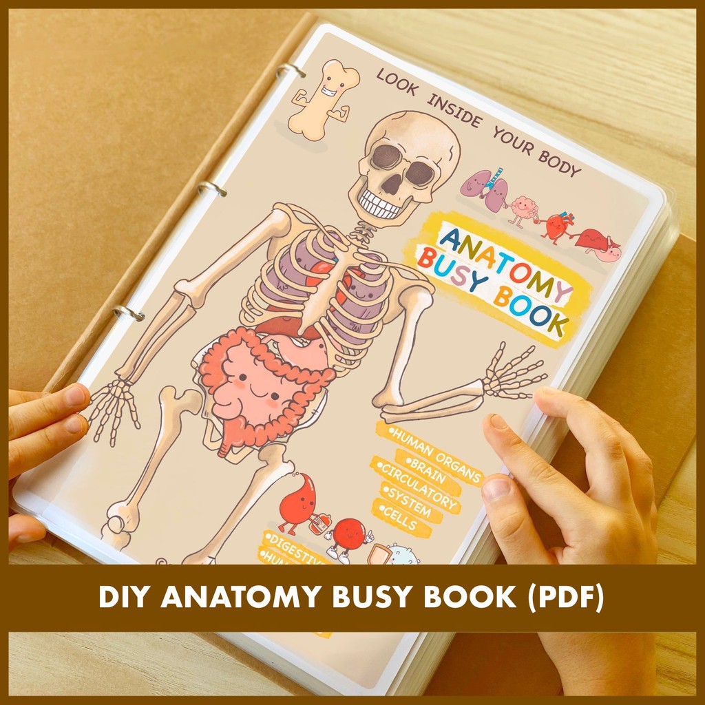 [PDF] Anatomy Body Busy Book Quiet Book Kids Science Activity ...