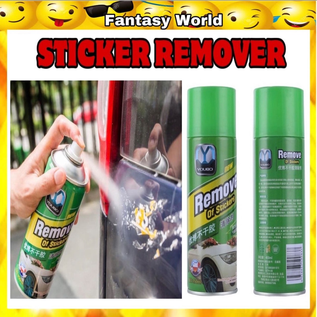Youbo Sticker Remover Spray Remove Sticker Double Tape Road tax Spray ...