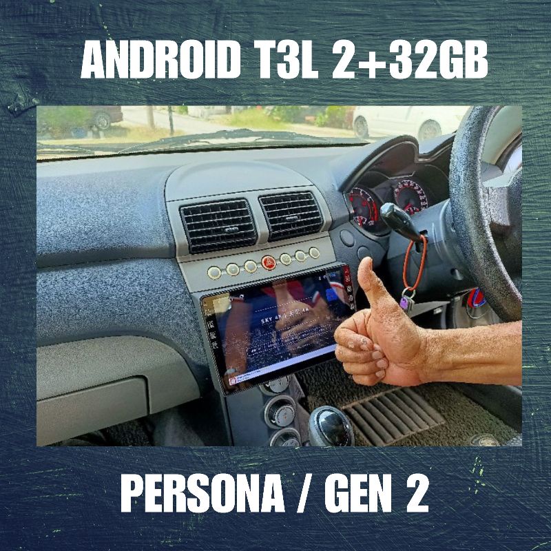 Android player Persona/Gen2 9 inci 2+32gb.. Qled skrin.. Free casing ...