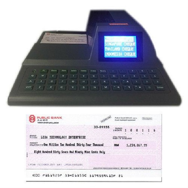 Intelligent Checkwriter Machine/Intelligent Cheque Writer Machine ...