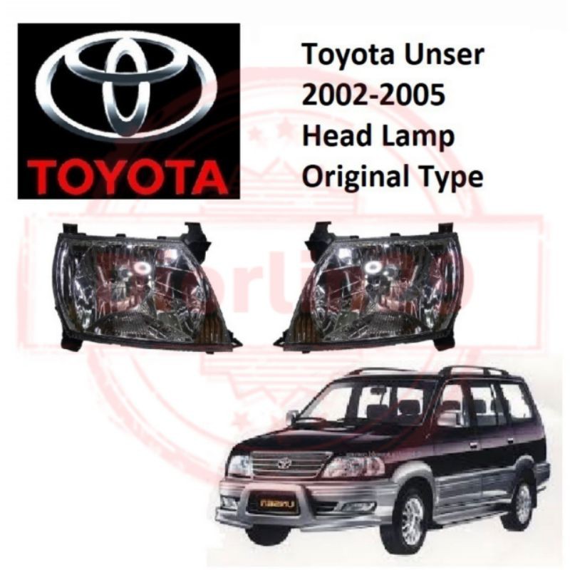 Toyota Unser Head Lamp Original Type 2002 - 2005 | Shopee Malaysia