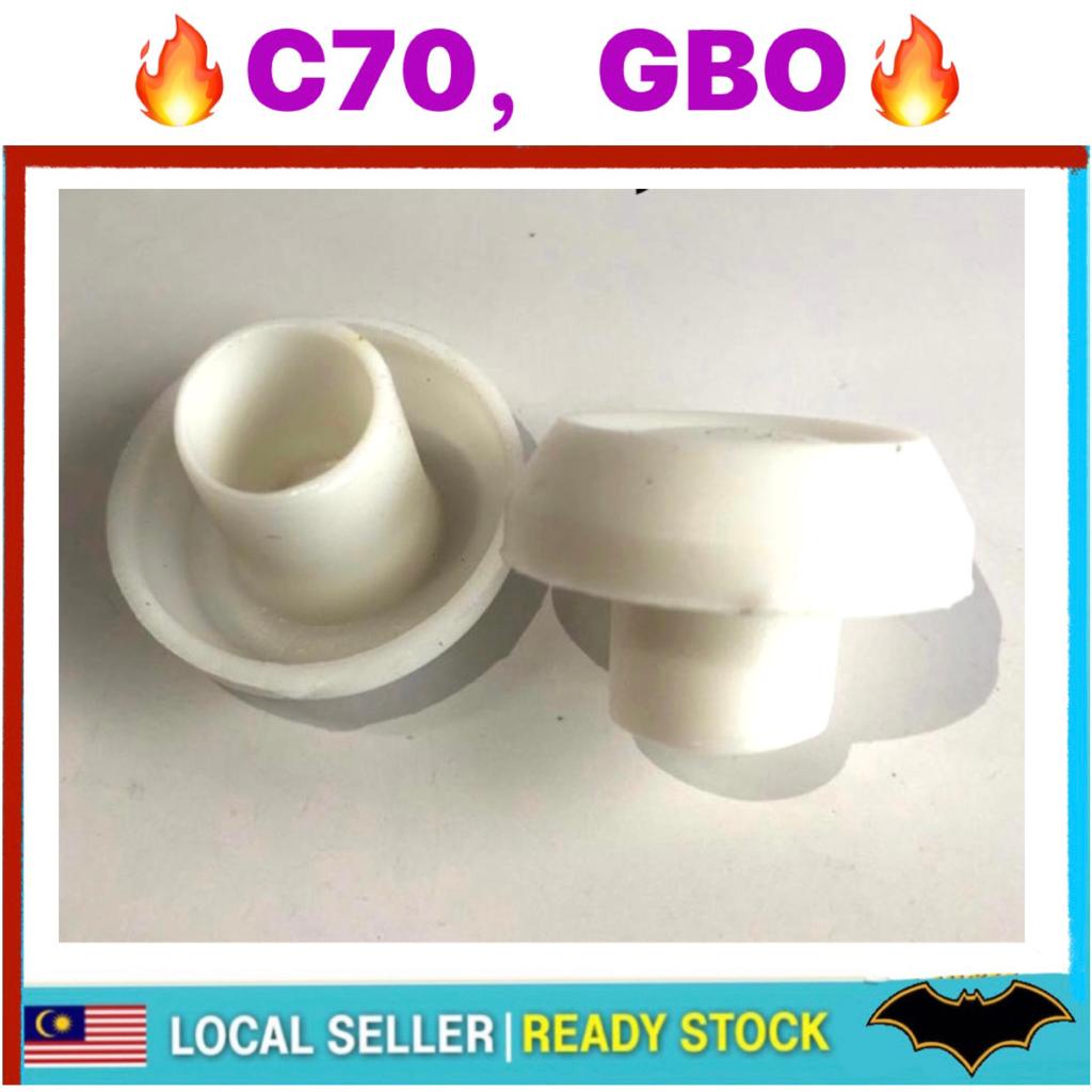 C70 FRONT FORK CAP - WHITE (ST) C70 GBO LAMPU BULAT PETAK C70 GBO FORK ...