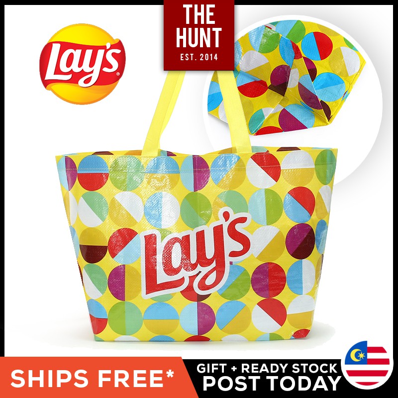 🔥Ready Stock🔥 LAYS Waterproof Shopper Bag Women Handbag Tote Shoulder ...
