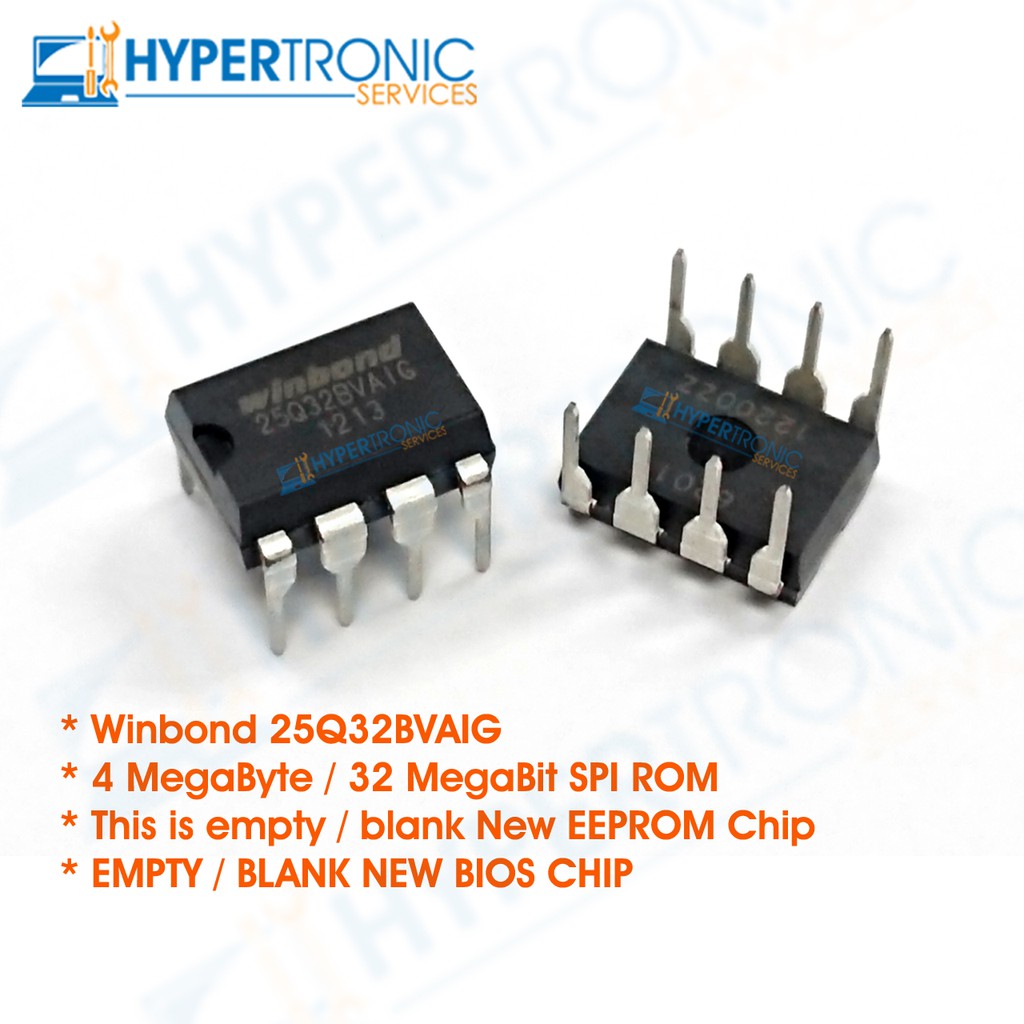 Winbond 25Q32 25Q32BV W25Q32BV 25Q32BVAIG DIP8 3.3v Blank SPI Chip ...