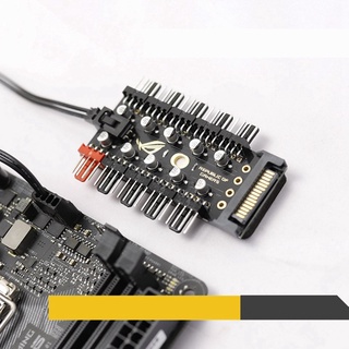 PC MOTHERBOARD PWM 4 PIN FAN HUB (10 SLOT) SATA / MOLEX | Shopee Malaysia