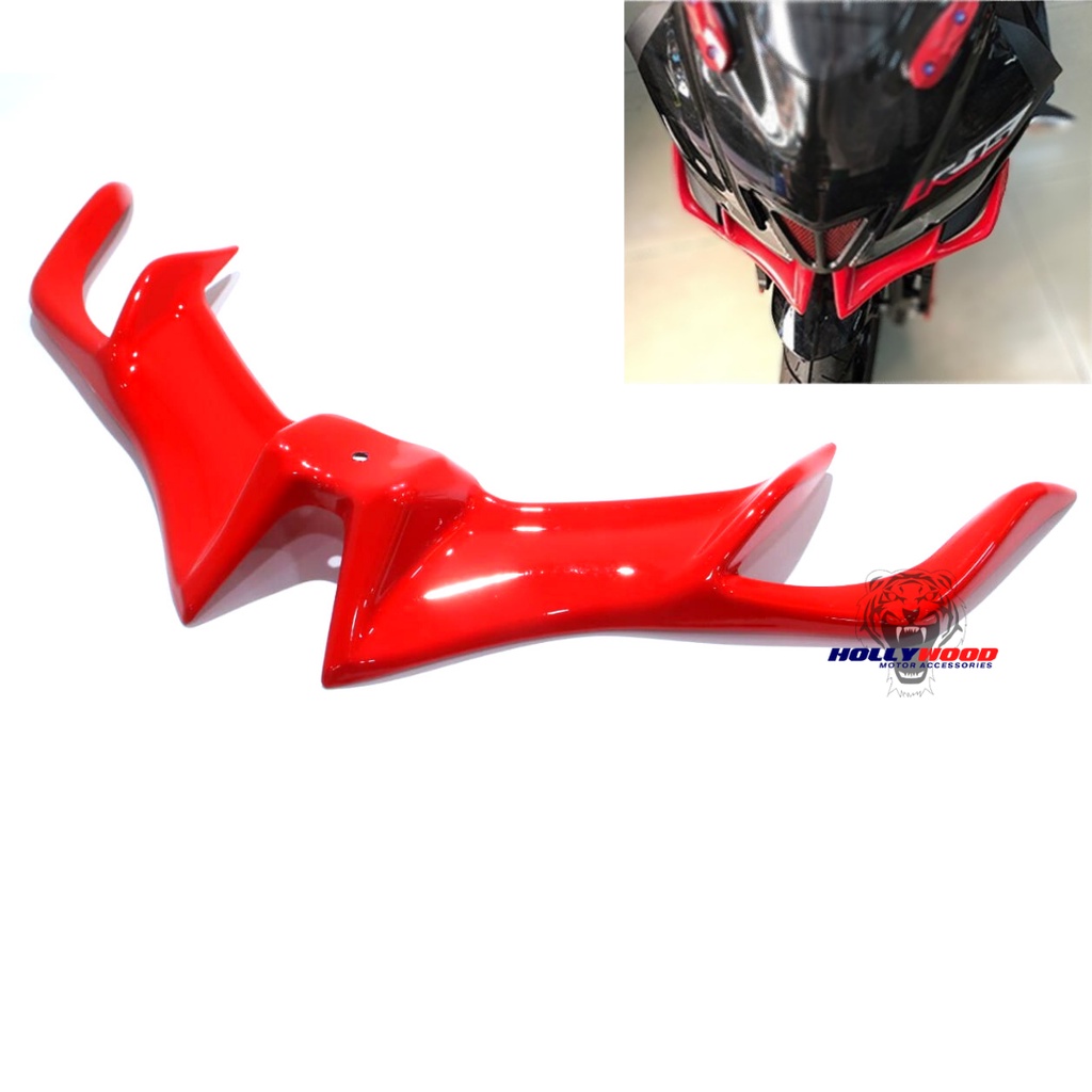 WINGLET YAMAHA R15 FRONT FAIRING WINGLET WINDLET WING LET ABS MATERIAL ...